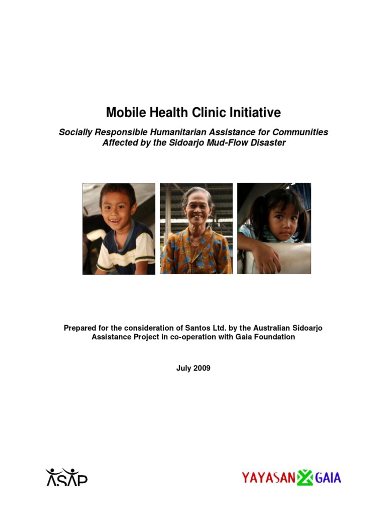 Mobile Health Clinic for Sidoarjo Relief | PDF | Health Care | Non ...