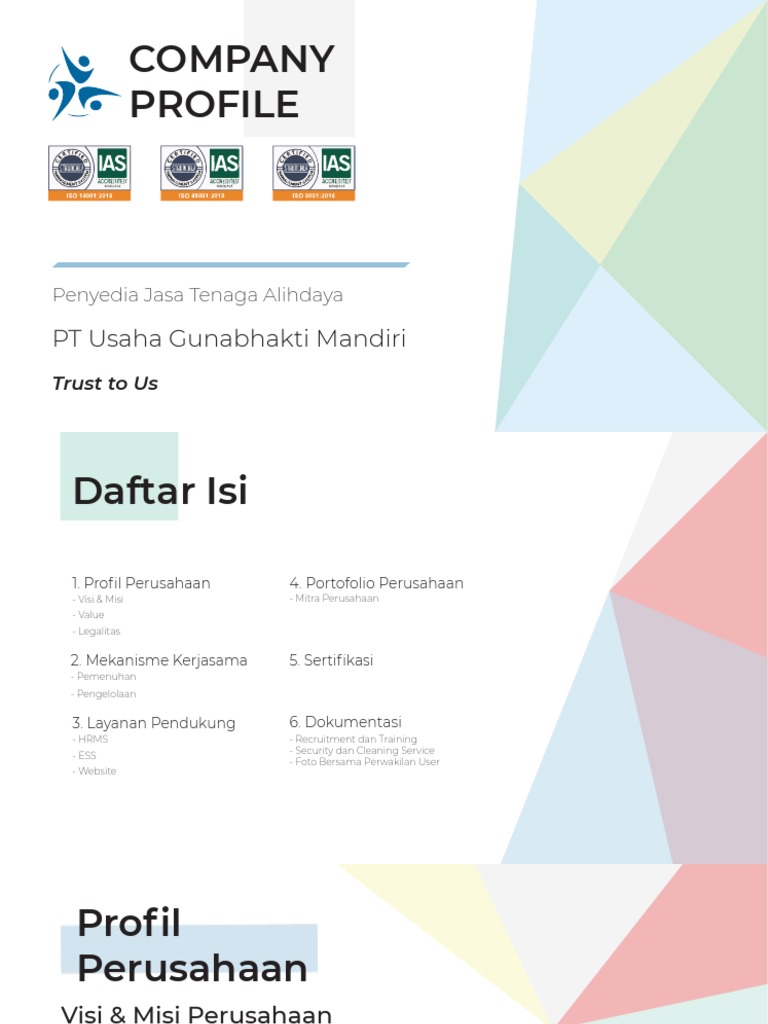 Profil PT Usaha Gunabhakti Mandiri | PDF