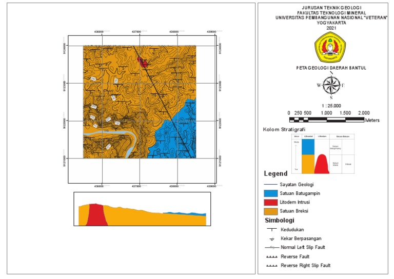 Peta Geologi Kabupaten Bantul | PDF
