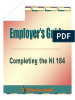 NIS 184 Employer Contribution Form | PDF