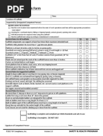 Scaffold Inspection Form PDF | PDF | Scaffolding