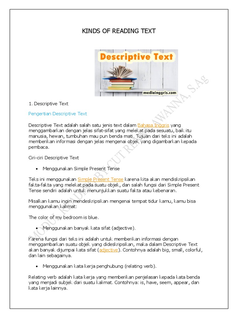 English Modul Reading Share | PDF