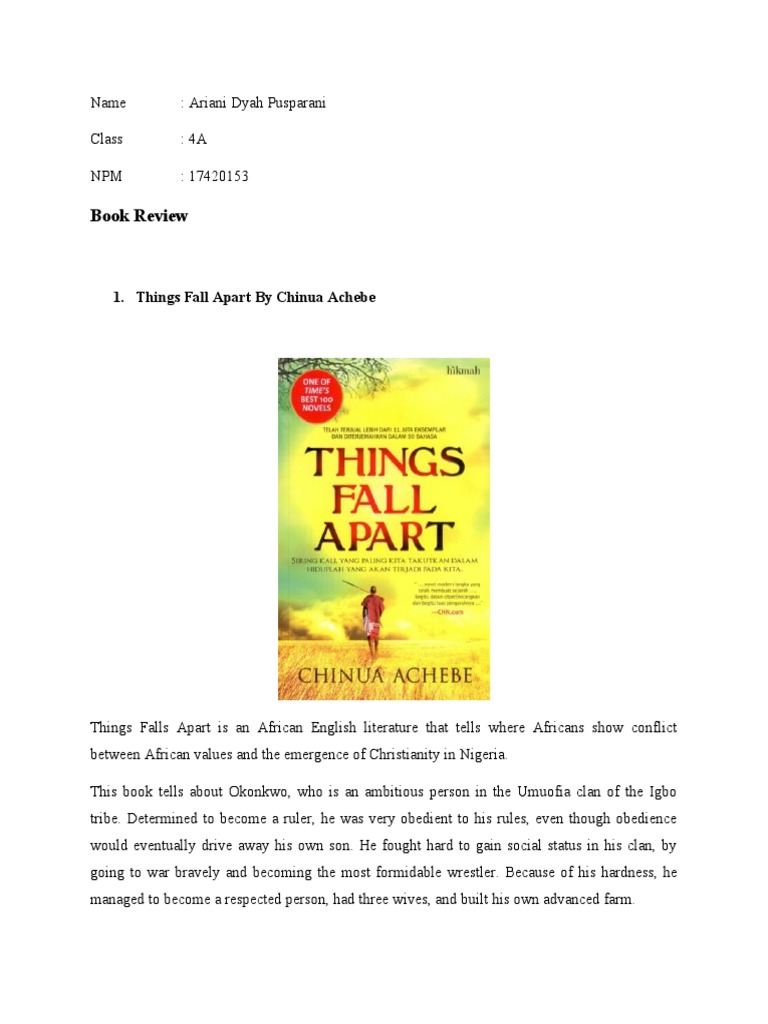 Book Review: 1. Things Fall Apart by Chinua Achebe | PDF | Jane Eyre