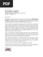 Application Letter - LGU | PDF | Business