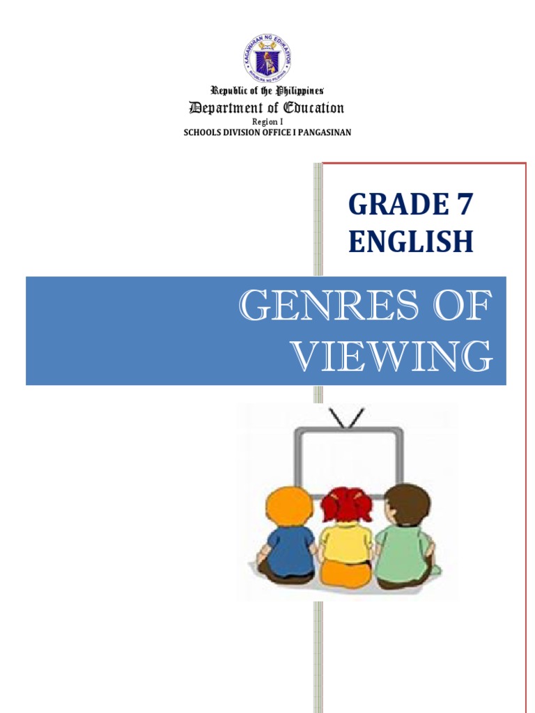 Grade 7 English: Genres of Viewing | PDF | Genre | News