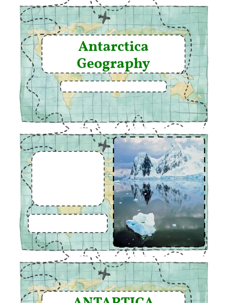 Antarctica Geography | PDF | Antarctica | Physical Geography