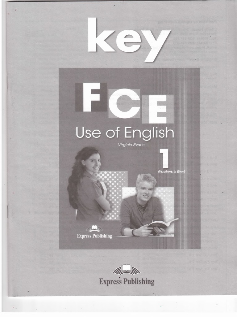 Fce Use of English 1 Key | PDF