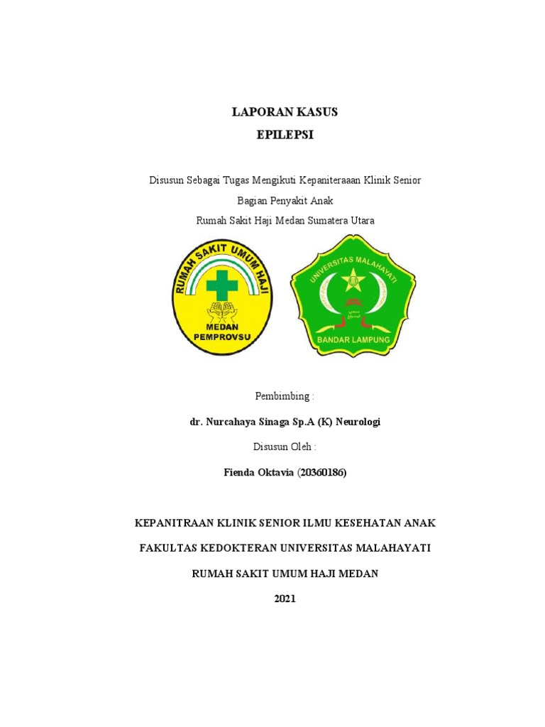 Lapkas Epilepsi | PDF