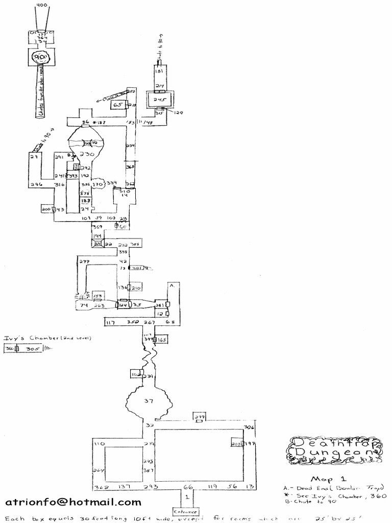 Deathtrap Dungeon Map | PDF