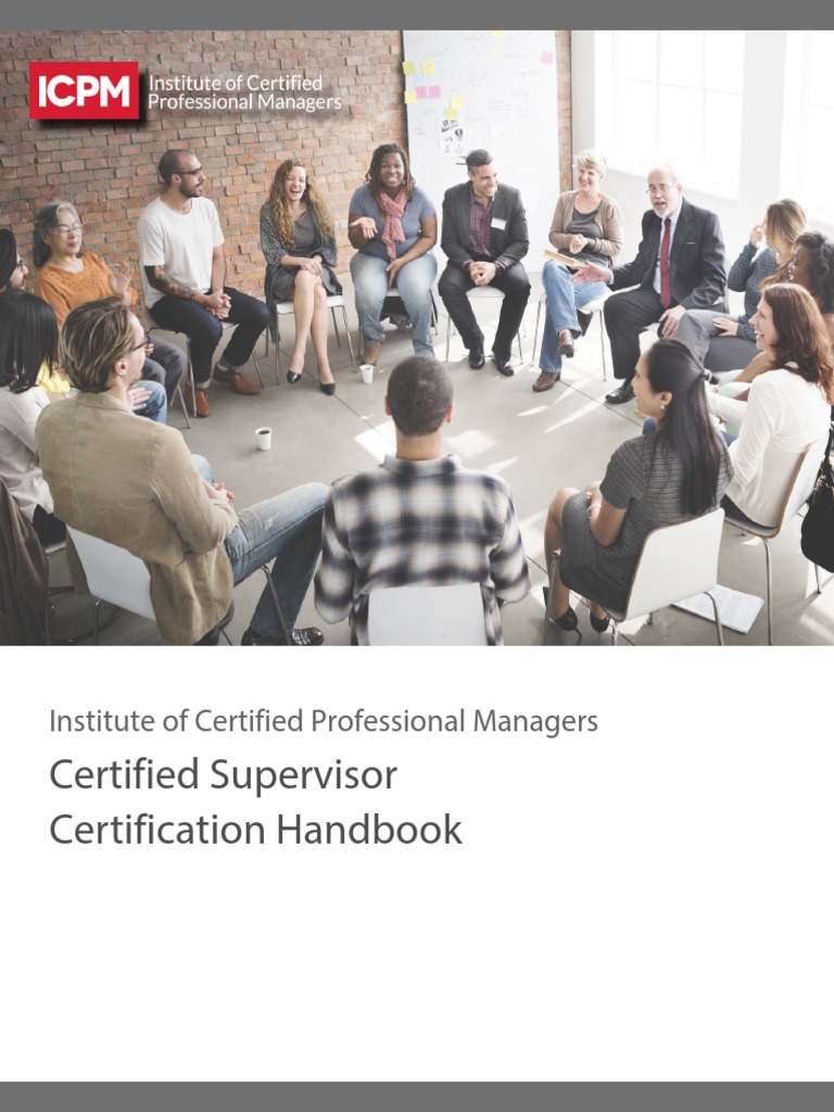 Certified Supervisor Certification Handbook | PDF | Test (Assessment ...