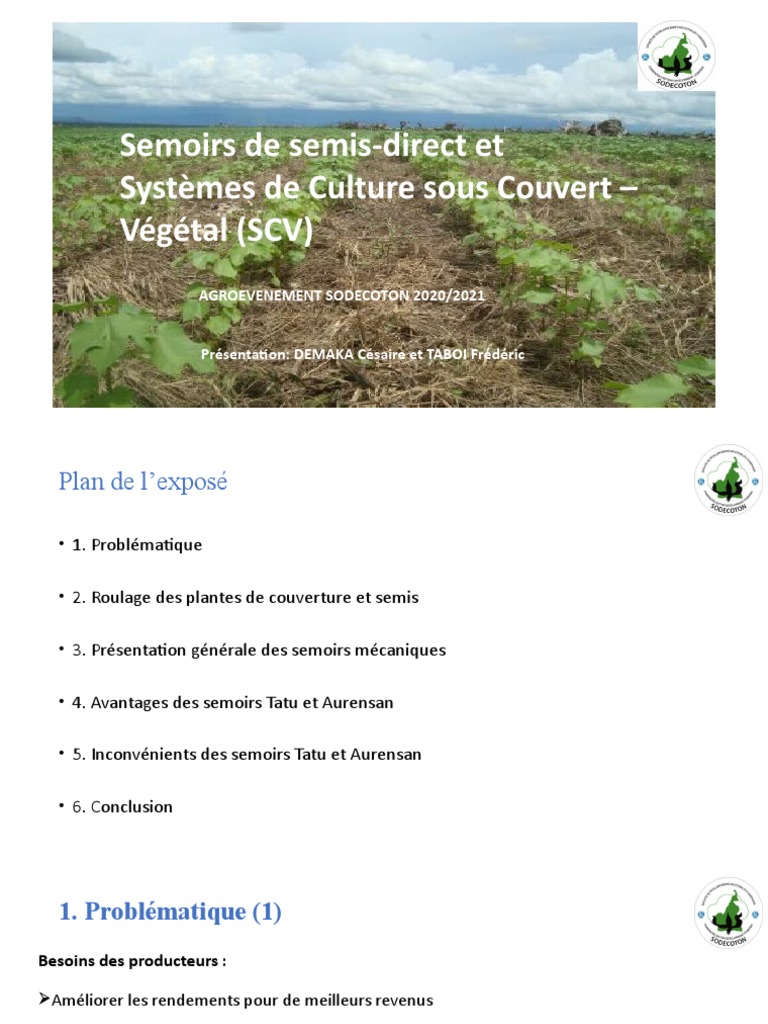 Semis Direct-Semoirs | PDF | Semis | Horticulture et jardinage