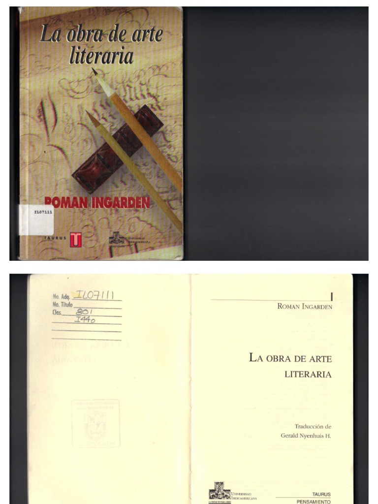 Inger, Roman. La Obra de Arte Literaria | PDF
