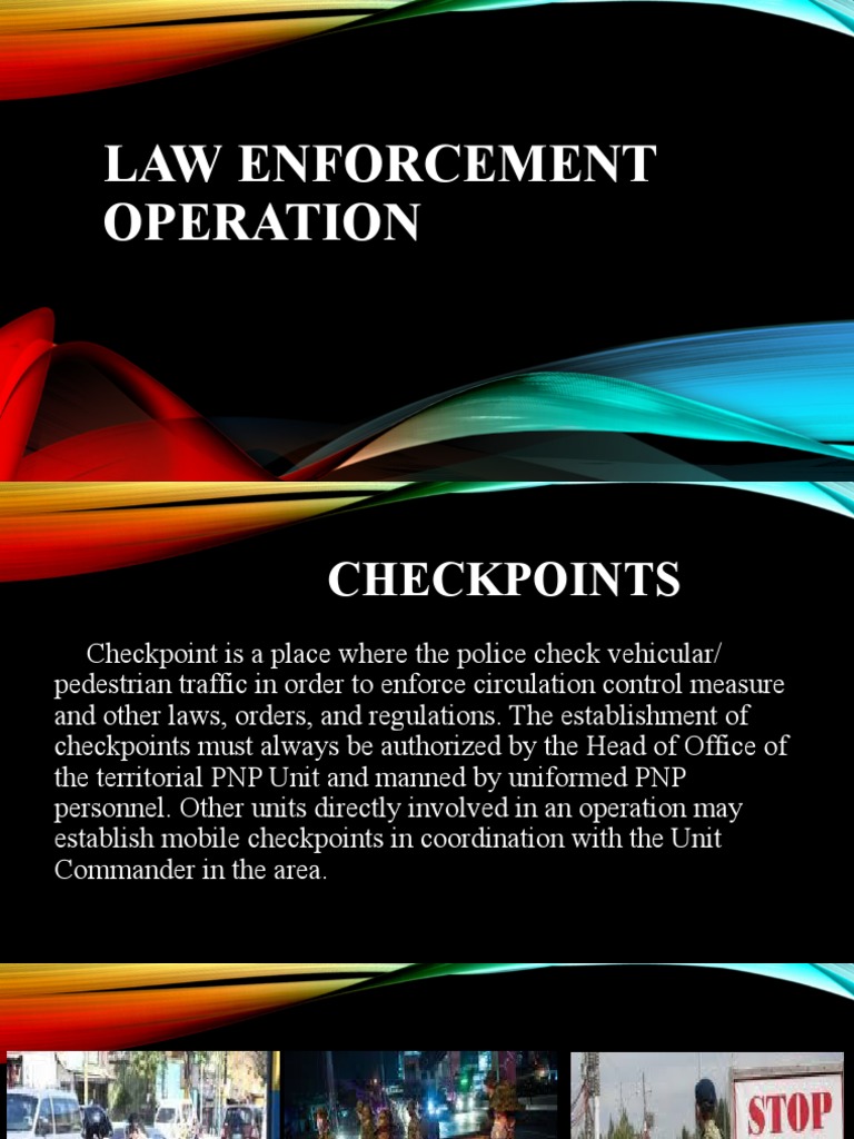Law Enforcement Operation | PDF | Police | Arrest