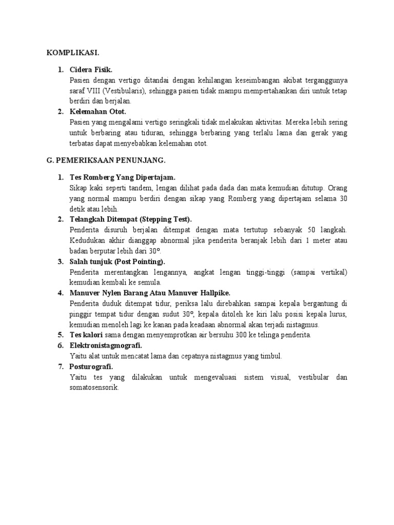 Komplikasi | PDF