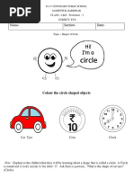 LKG English Question Paper | PDF