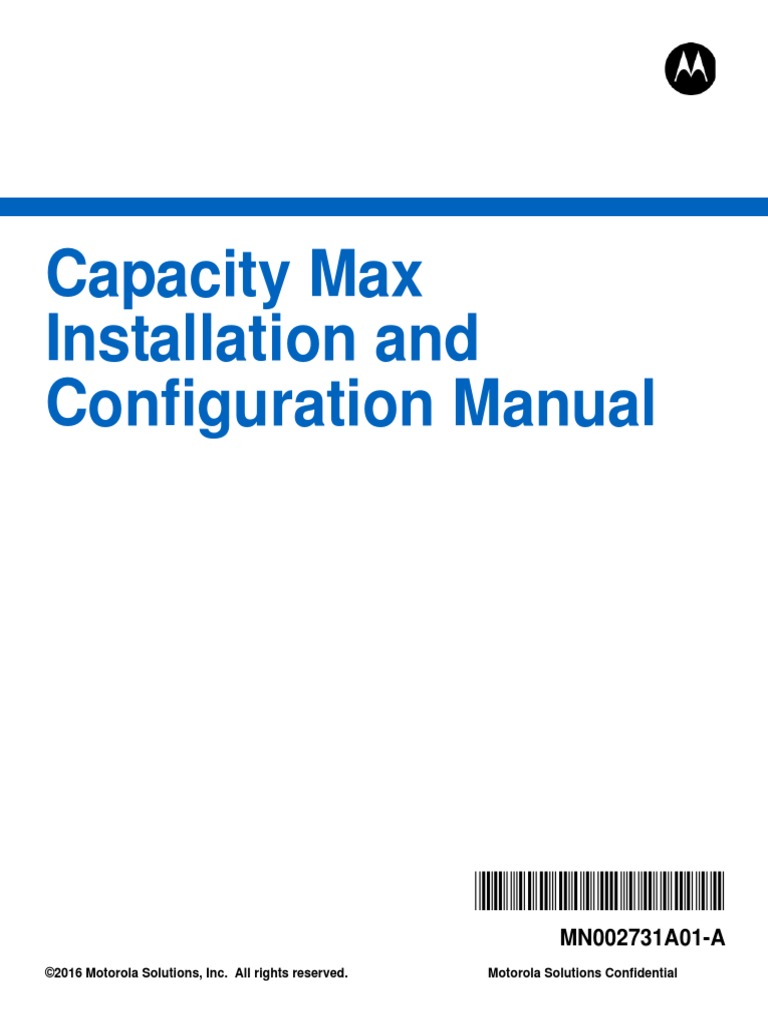 LACR - Capacity Max Installation and Configuration Manual | PDF | Ip ...