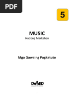Grade 5 (MUSIC 4th Quarter) | PDF | Tempo | Musical Notation