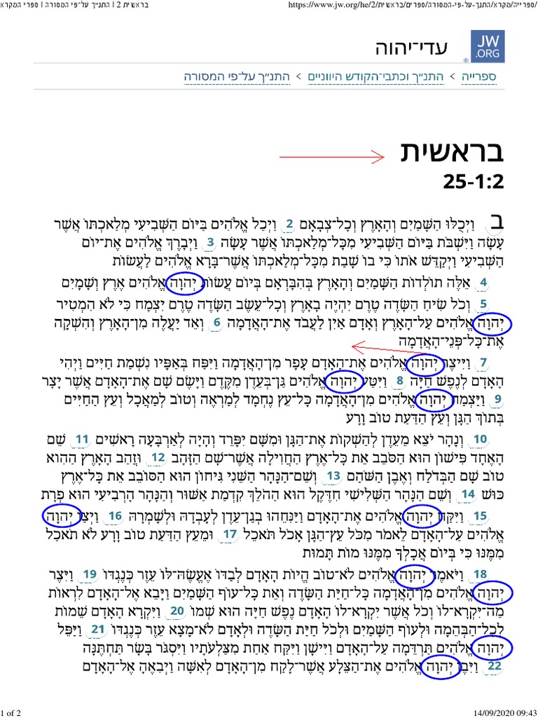 Textos em Hebraico JW | PDF