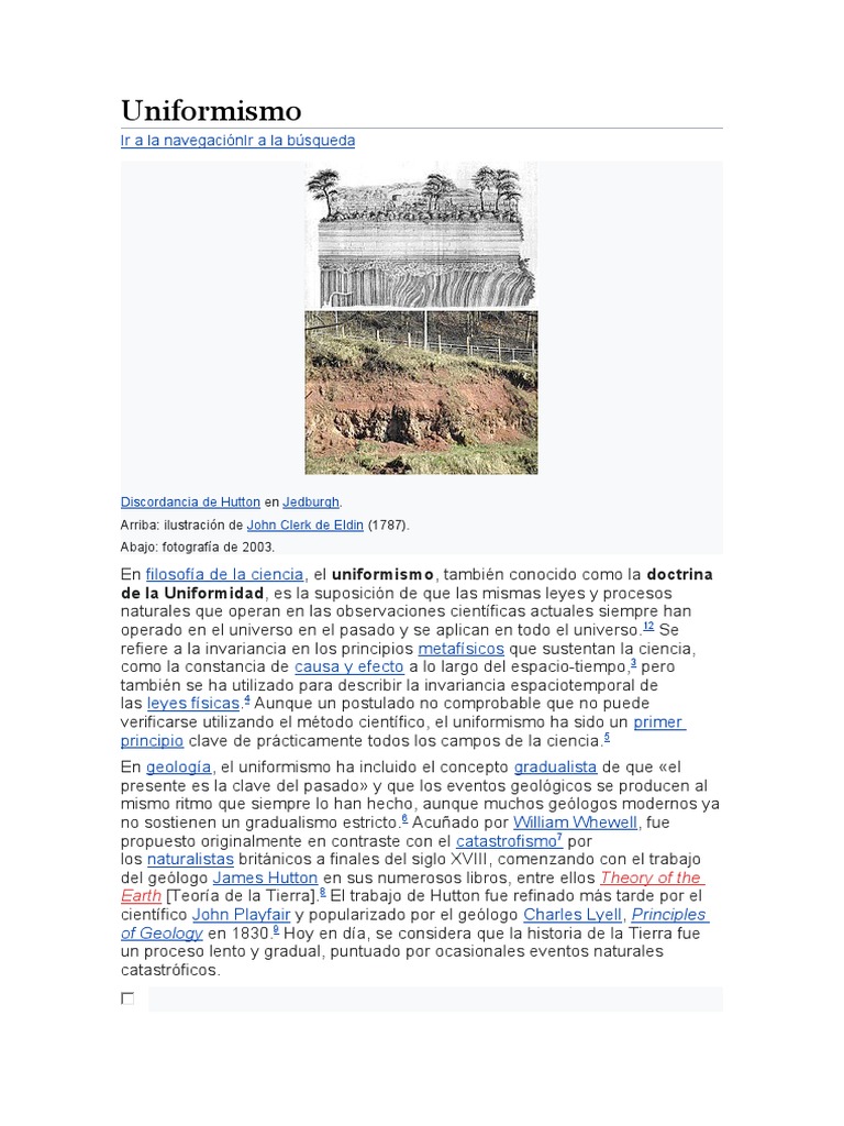 Uniformidad | PDF | Science | Teorías filosóficas