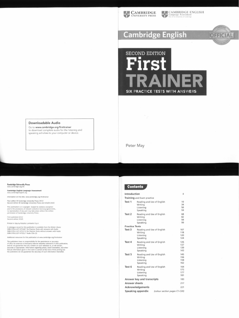 First Trainer (A3) | PDF