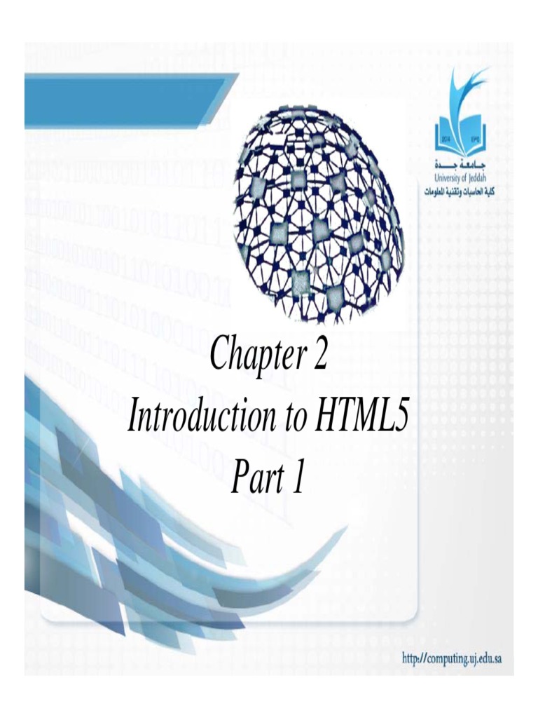 Ccsw321 Ch02 Html5 p1 | PDF | Html Element | Html5