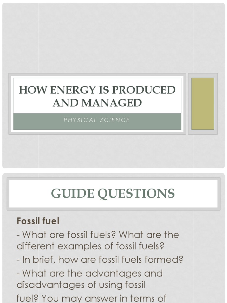 Physical Science Week 15-17 | PDF | Fuels | Fossil Fuels