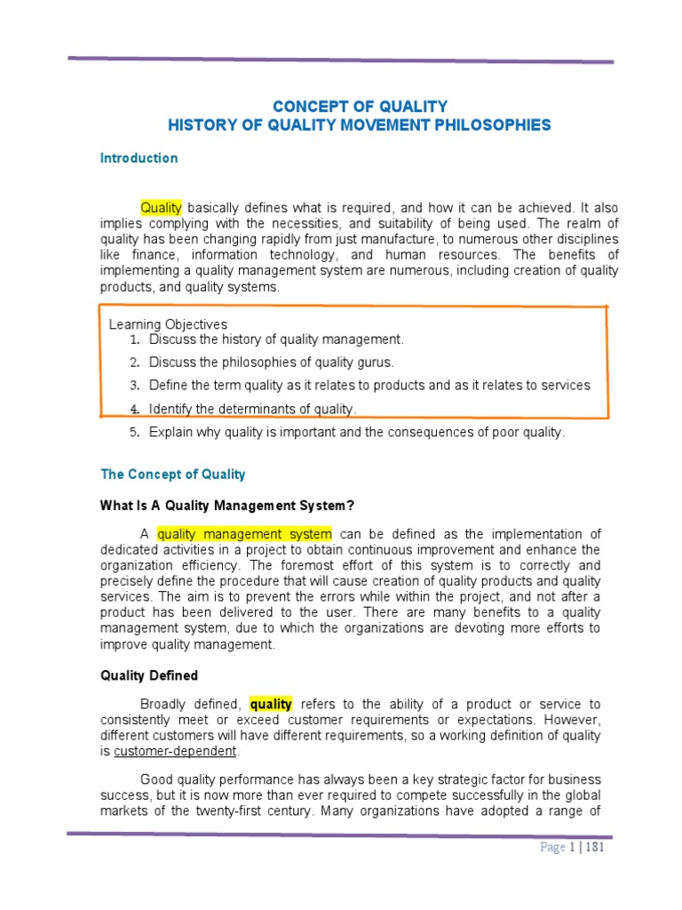 Quality Management System Module | PDF | Quality Management System ...