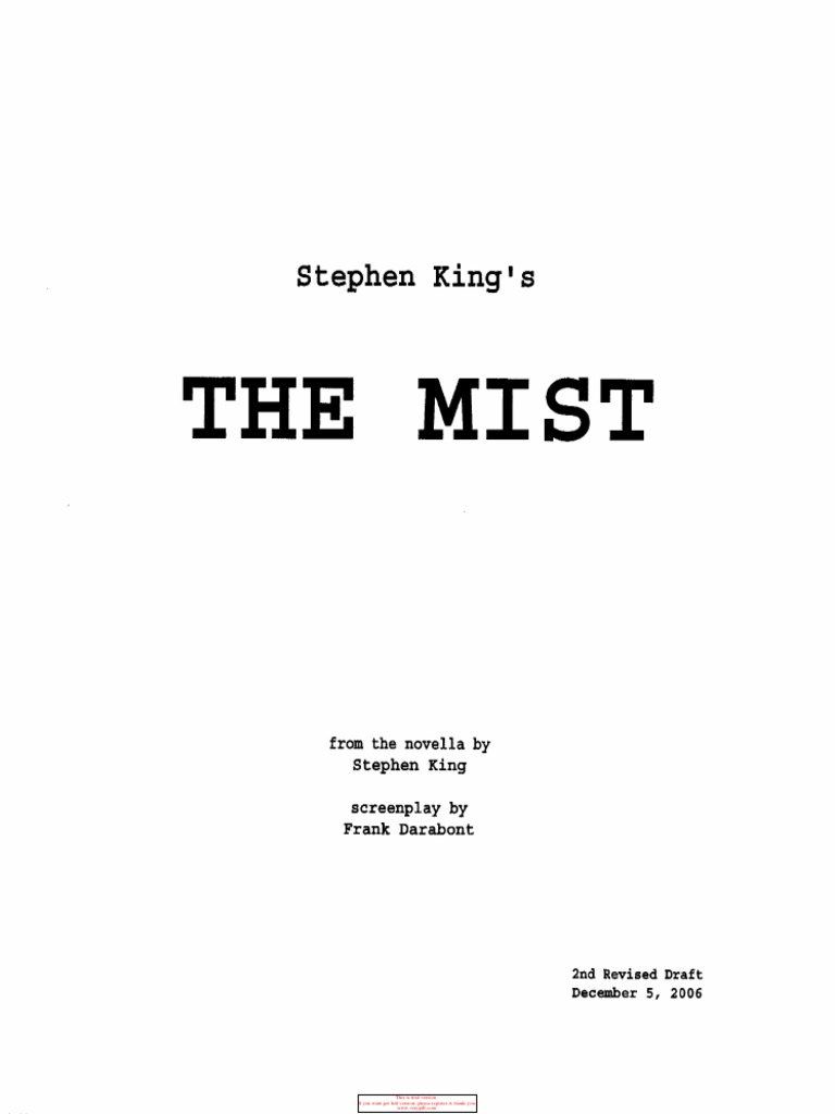 The Mist | PDF