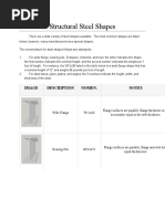 Basic Properties of Section | PDF | Beam (Structure) | Structural Steel