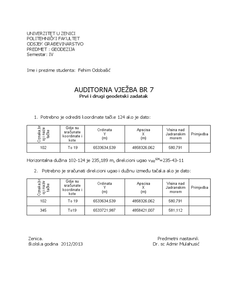 A Vjezba 7 | PDF