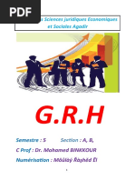 G.R.H - Cours Complet | PDF | Gestion des ressources humaines | Recrutement