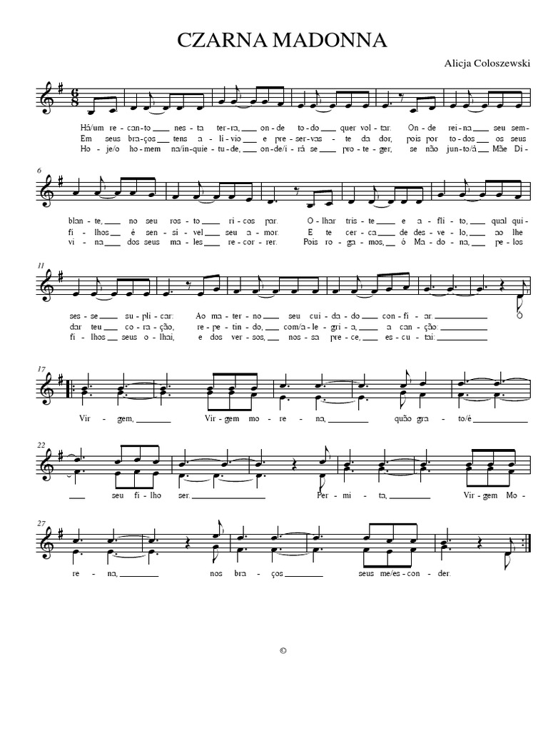 Czarna Madonna Português | PDF