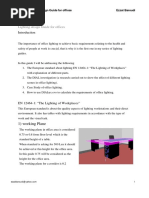 Dialux Illumination Project Report | PDF | Lighting | Components
