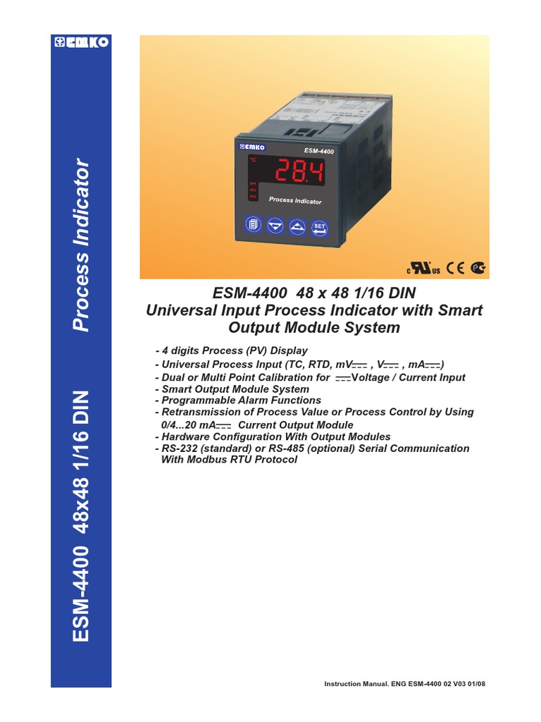 Esm-4400 Man Env03 | PDF | Power Supply | Relay