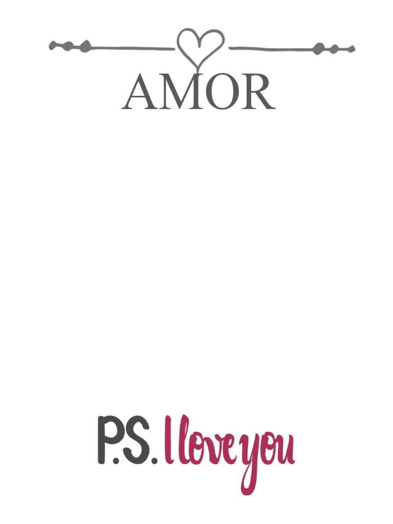 2 Plantilla Carta Amor Posdata | PDF