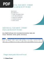 10 Fungsi Menu Insert Pada Microsoft Word | PDF | Komputer