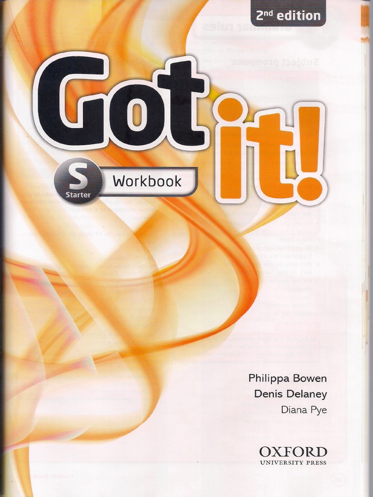 Got It Starter Workbook | PDF