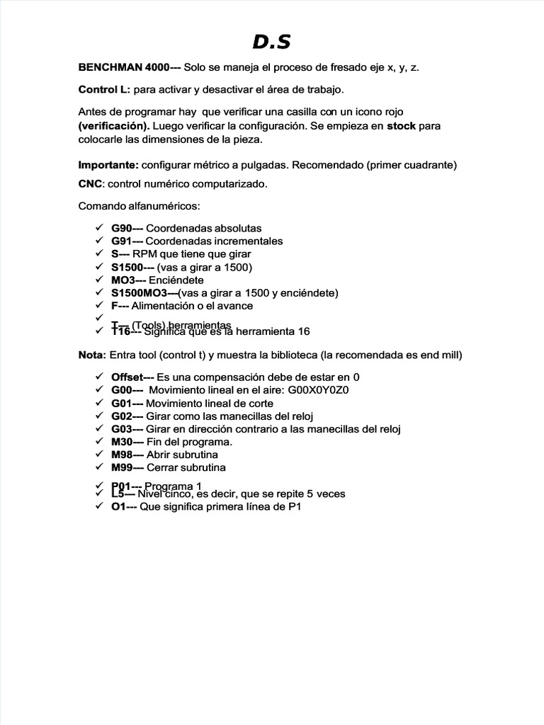 Benchman Guide | PDF