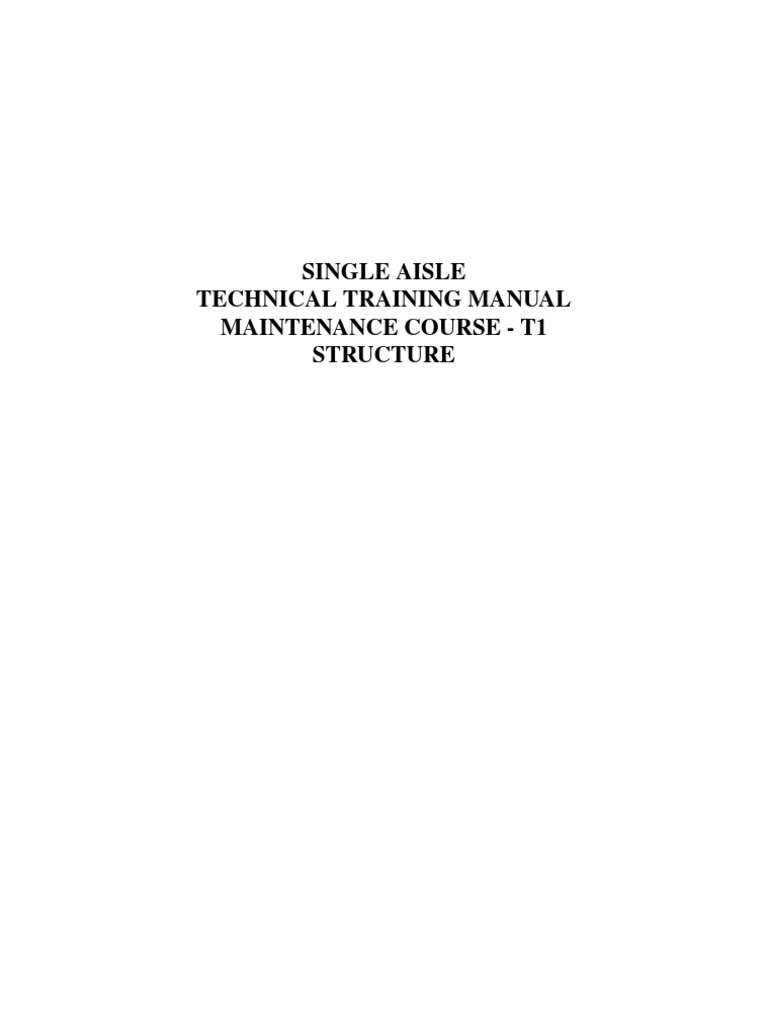 Training A320 Structure | PDF | Landing Gear | Fuselage