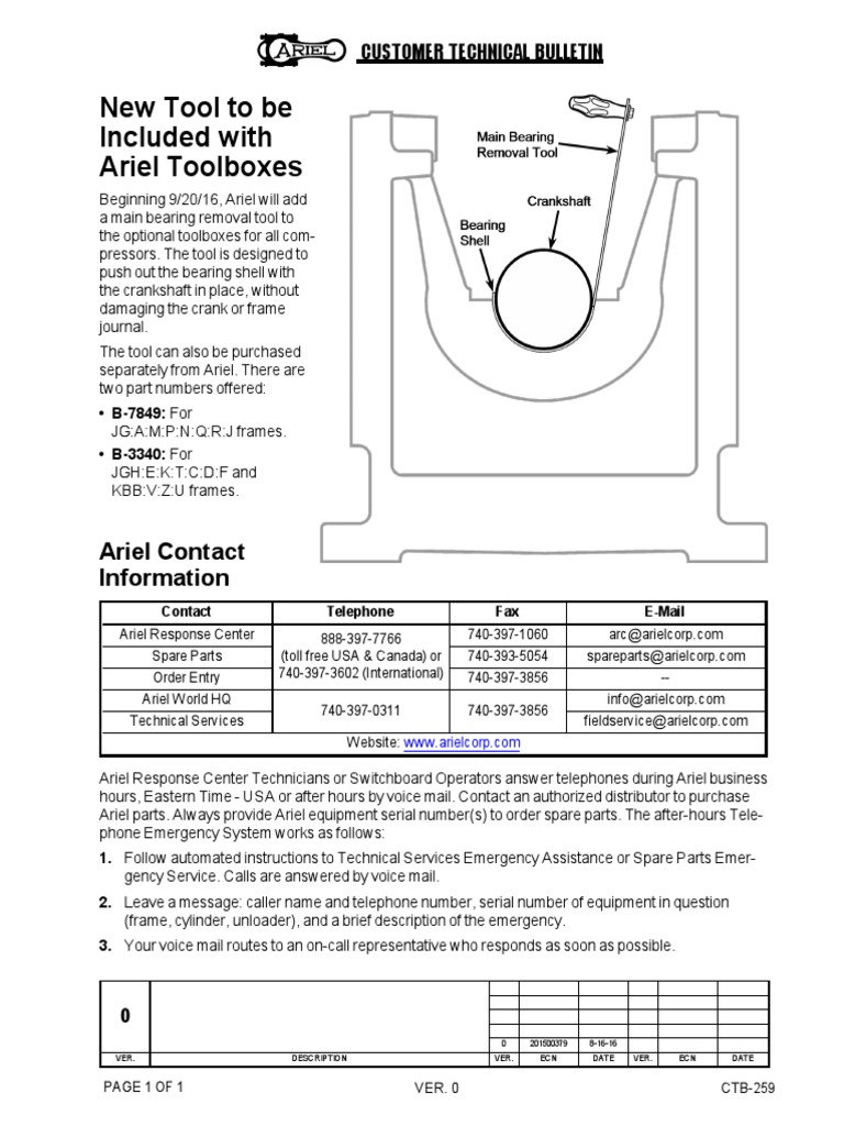 New Tool To Be Included With Ariel Toolboxes | PDF | Computers ...