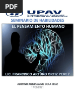 Mapa Conceptual de Los Tipos de Pensamiento | PDF | Pensamiento | Science