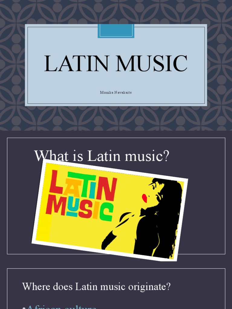 Latin Music Origins and Icons | PDF