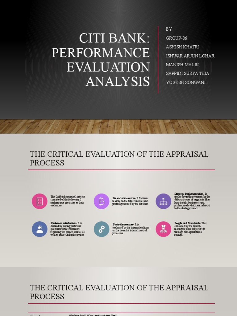 Citi Bank: Performance Evaluation Analysis | PDF | Performance ...