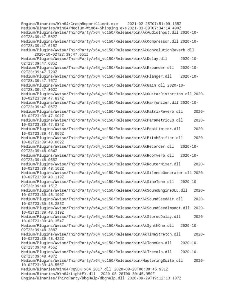 Manifest NonUFSFiles Win64 | PDF | Computer File Formats | Utility Software Manifest NonUFSFiles Win64 | PDF | Computer File Formats | Utility Software