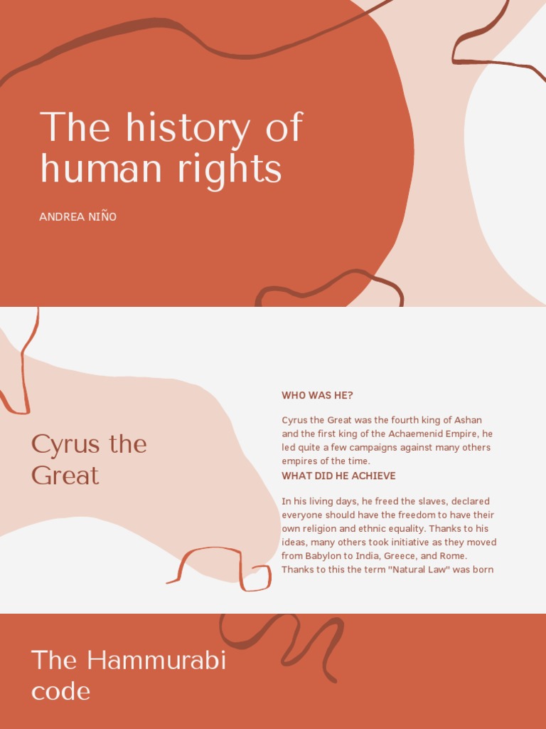 The History of Human Rights | PDF | Rights | Human Rights