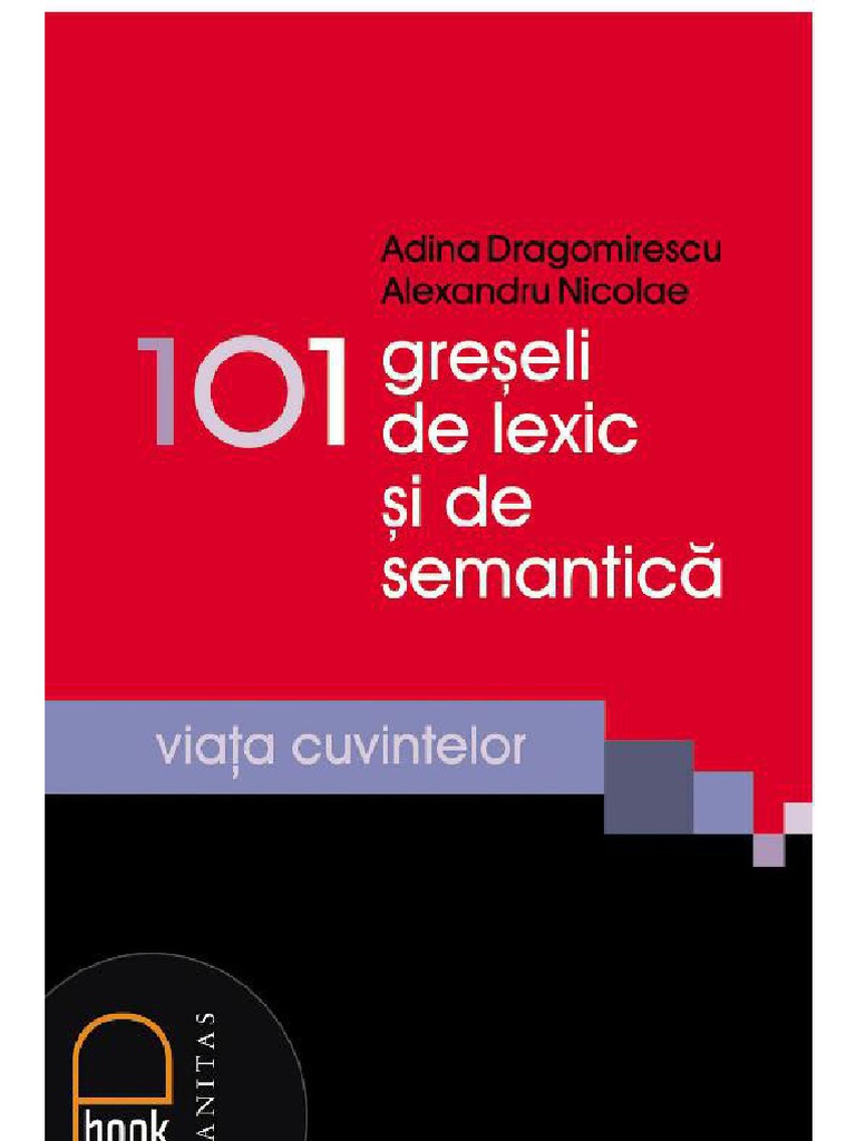 101 Greseli de Lexic Si de Semantica | PDF