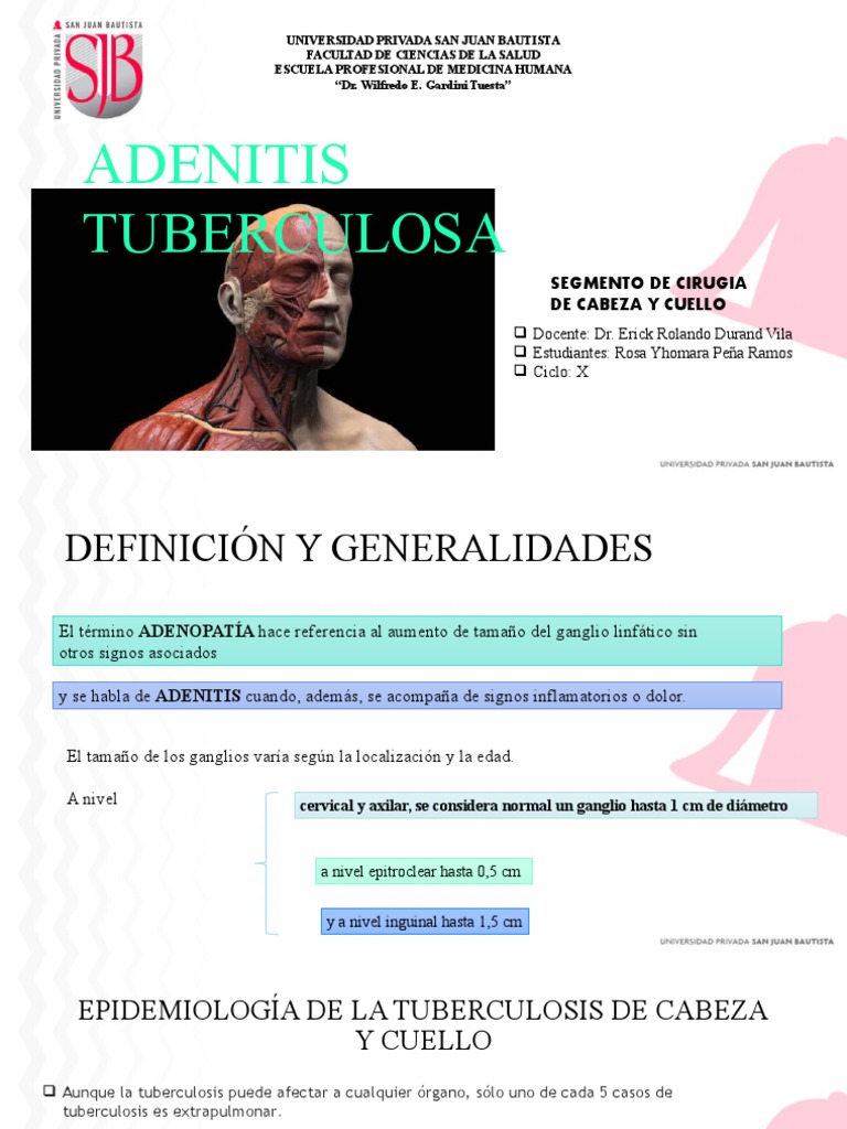 Adenitis TBC | PDF | Tuberculosis | Especialidades Medicas