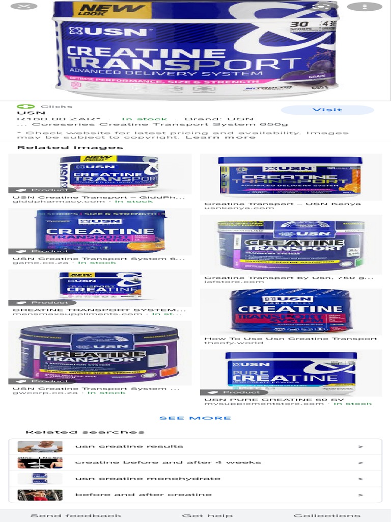 Usn Creatine Powder Grape and It's Effects | PDF