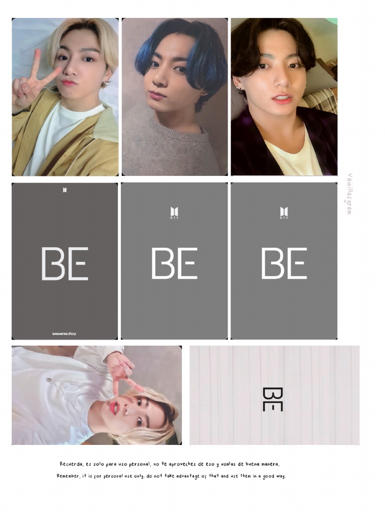 Photocards BTS | PDF