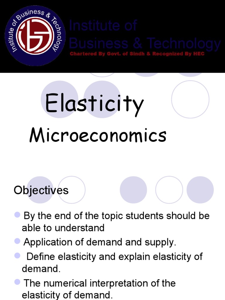 Elasticity: Microeconomics | PDF | Demand | Price Elasticity Of Demand